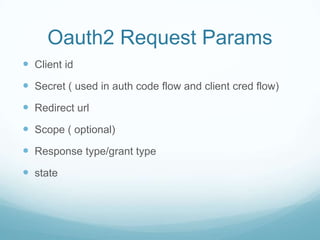 Oauth 2.0 | PPTX