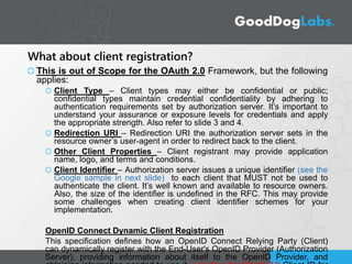 OAuth 2.0 - The fundamentals, the good , the bad, technical primer and ...