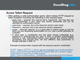 OAuth 2.0 - The fundamentals, the good , the bad, technical primer and ...