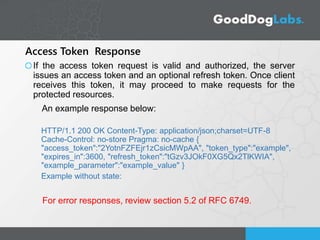 OAuth 2.0 - The fundamentals, the good , the bad, technical primer and ...