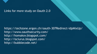 OAuth 2.0 | PPTX