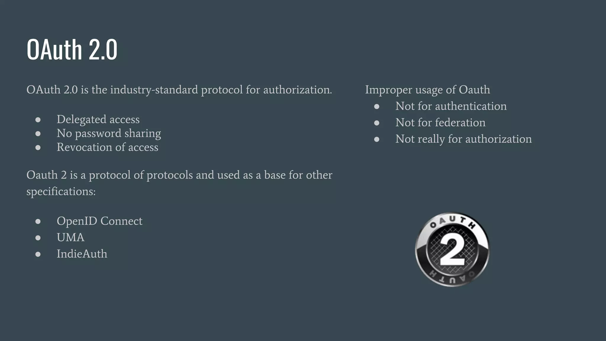 OAuth 2.0 and OpenID Connect | PPT
