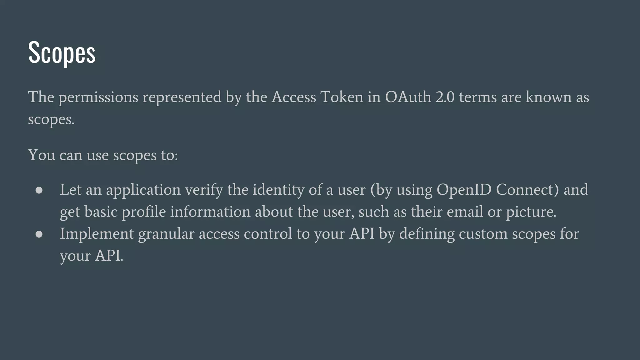 OAuth 2.0 and OpenID Connect | PDF