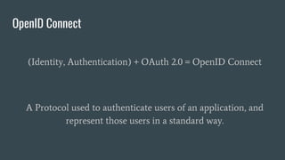 OAuth 2.0 and OpenID Connect | PPT