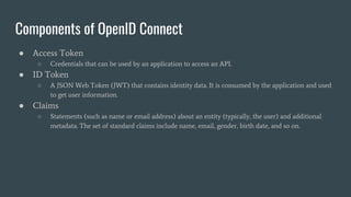 OAuth 2.0 and OpenID Connect | PPT