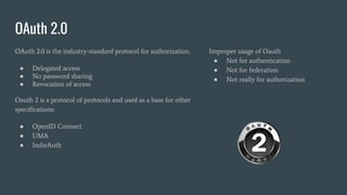 OAuth 2.0 and OpenID Connect | PPT