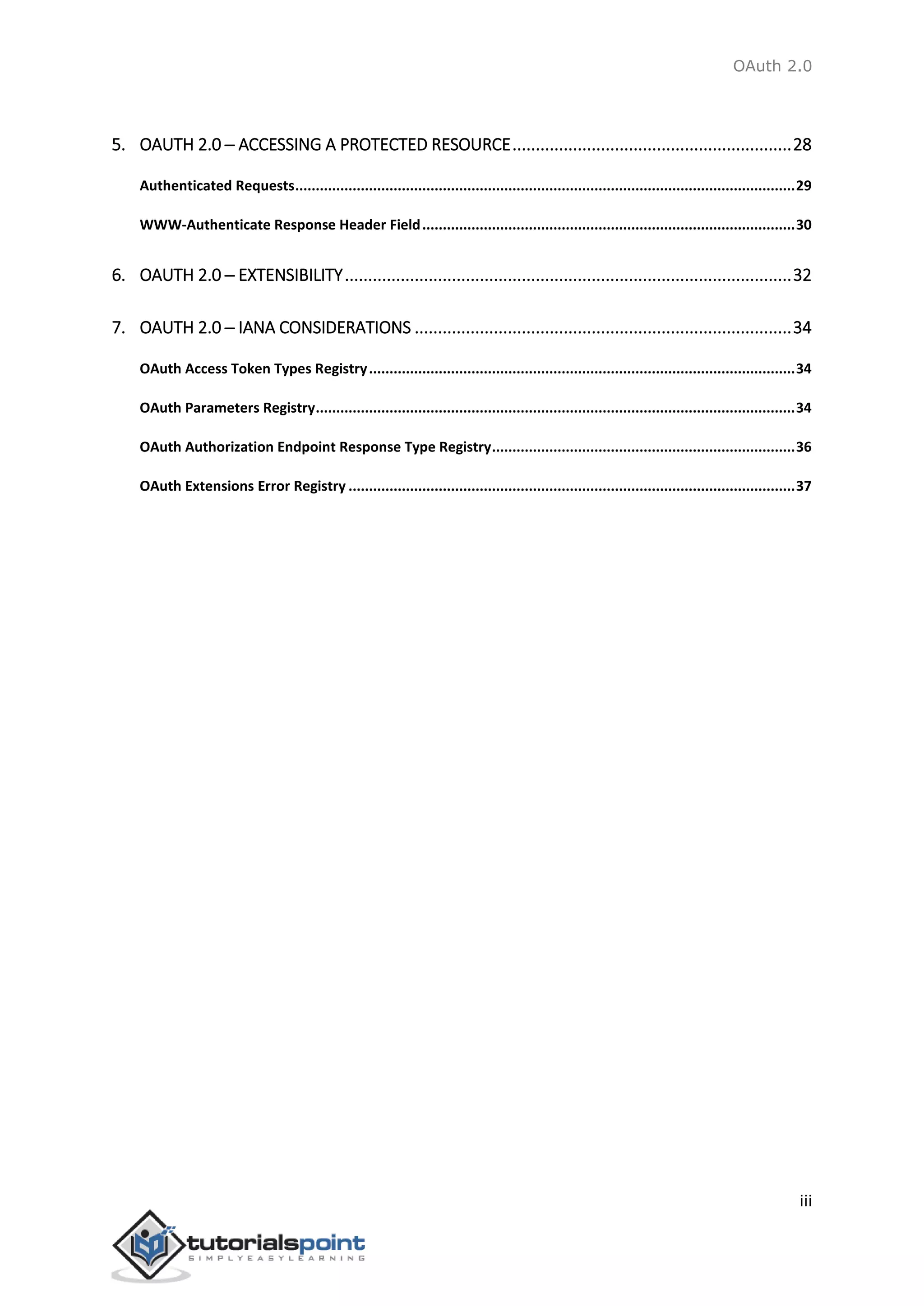 Oauth2 0 Tutorial Pdf