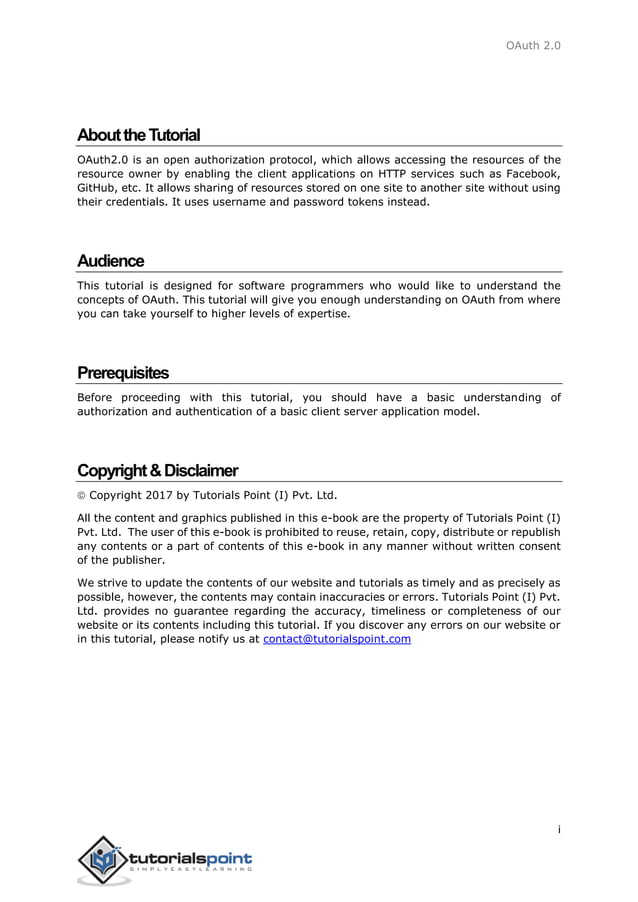 Oauth2 0 Tutorial Pdf Internet Computing