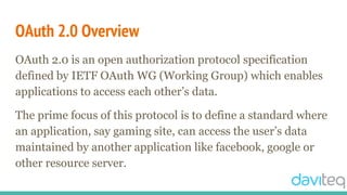 OAuth 2.0 at the Globiots | PPT