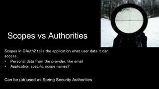 OAuth2 and OpenID with Spring Boot | PPTX