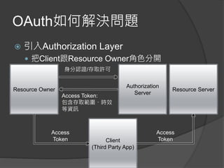 OAuth2介紹 | PPTX