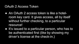 OAuth2 simplified | PPTX