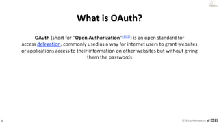 OAuth in the Wild | PPTX | Cloud Computing | Internet