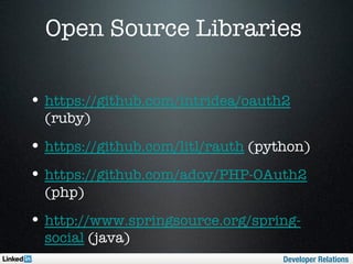 OAuth2 and LinkedIn | PDF