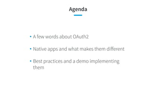 OAuth2 Best Practices in Native Apps | PPT