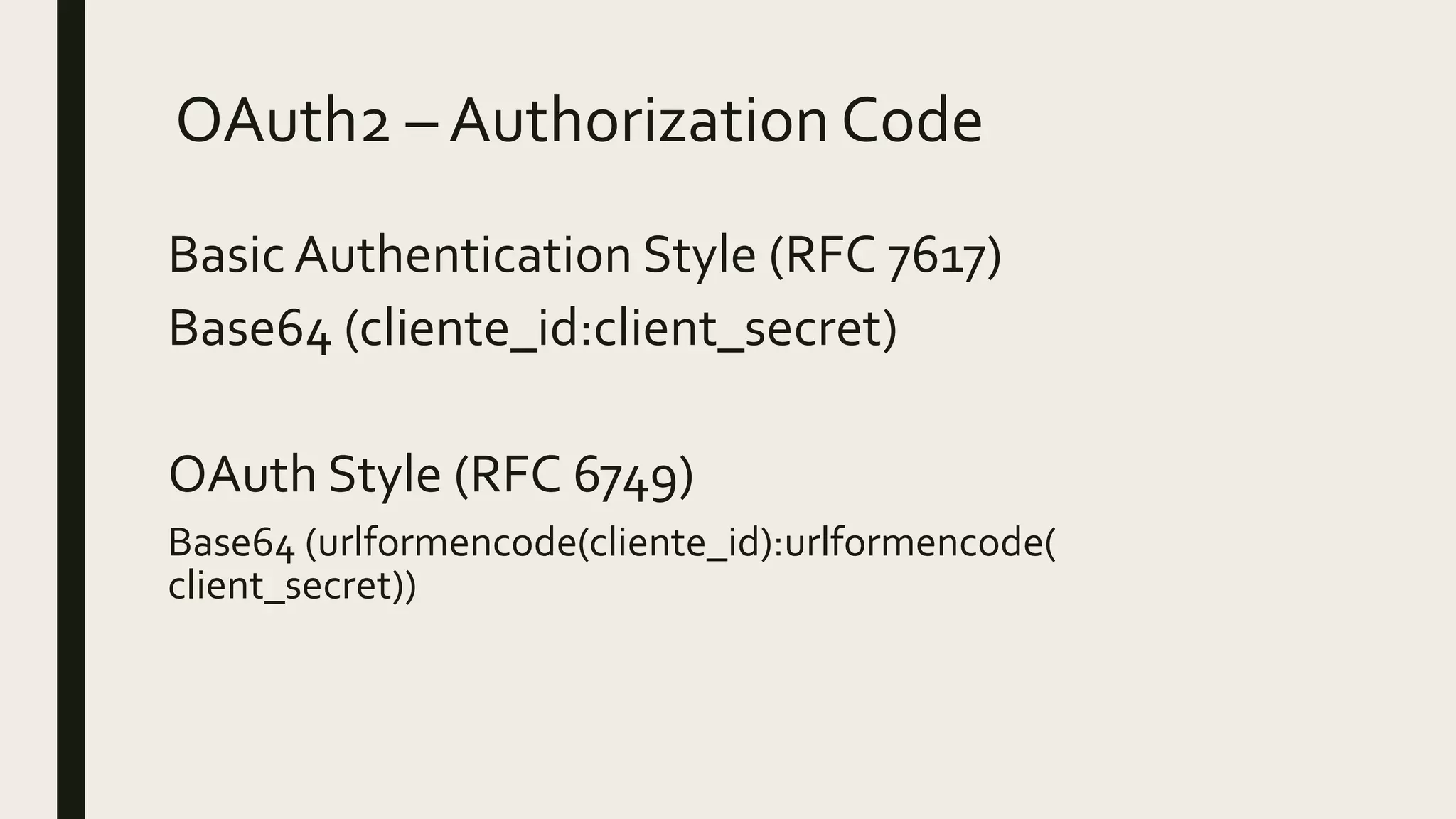 OAuth2 para desarrolladores | PPT