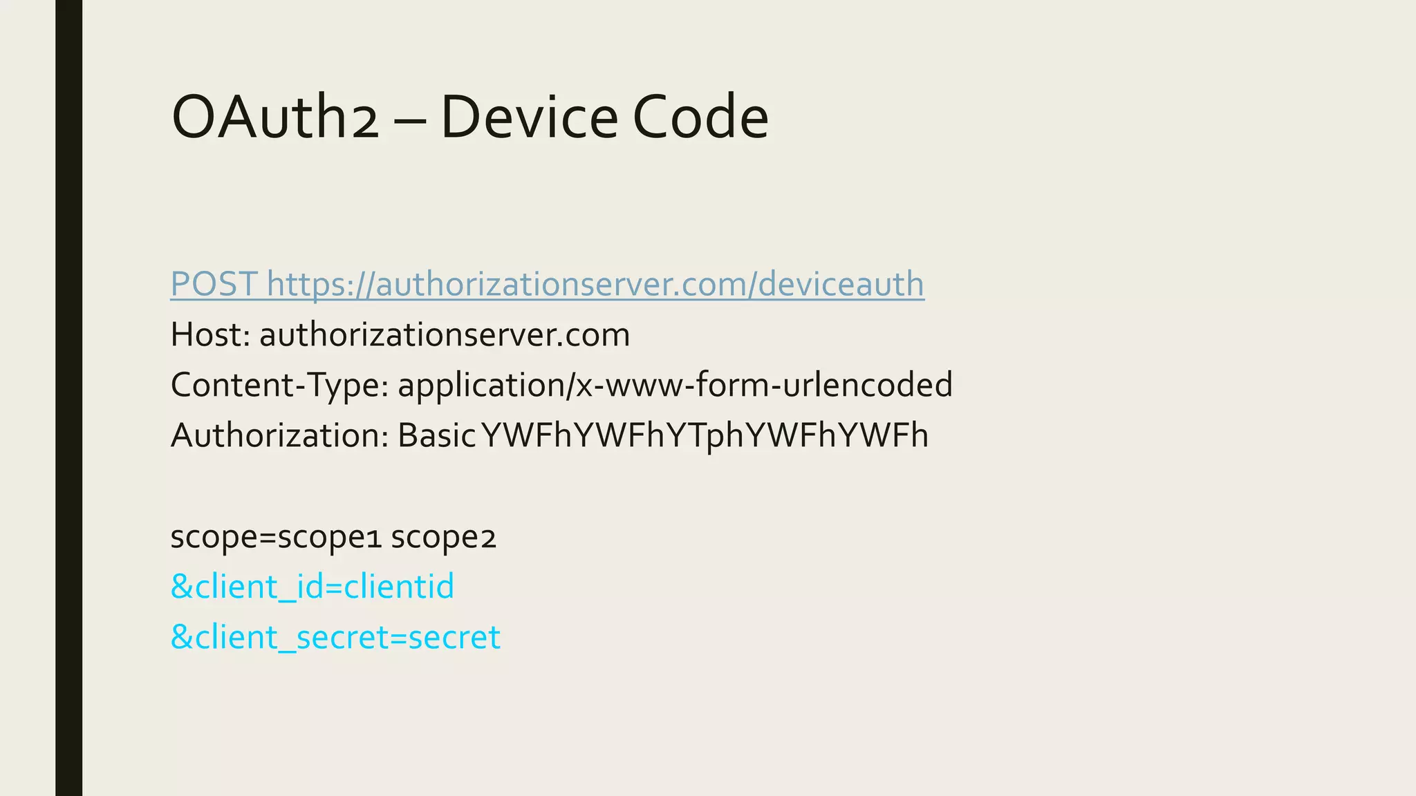 OAuth2 para desarrolladores | PPT