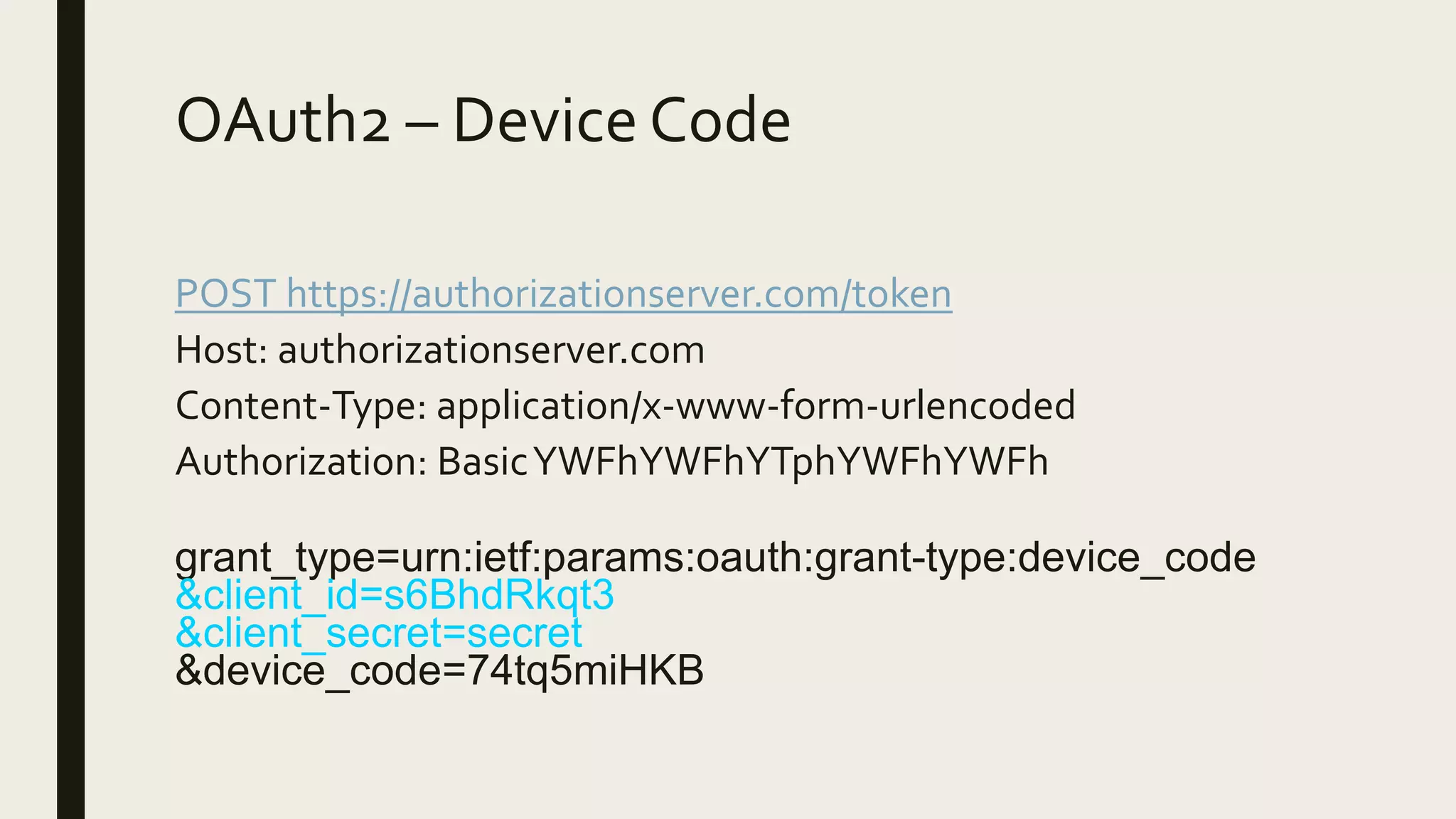 OAuth2 para desarrolladores | PPT
