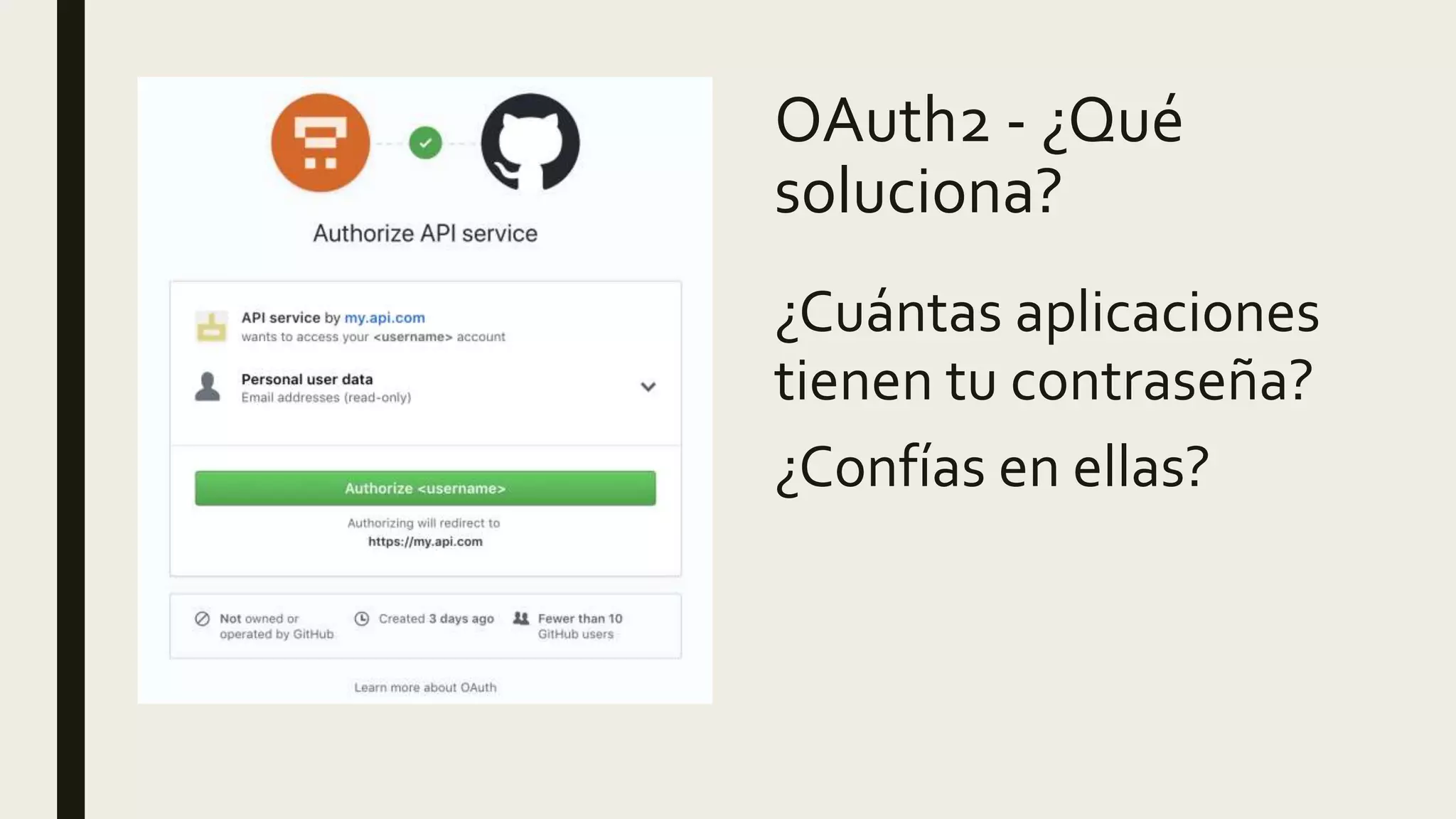 OAuth2 para desarrolladores | PPT