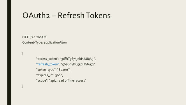 OAuth2 para desarrolladores | PPT