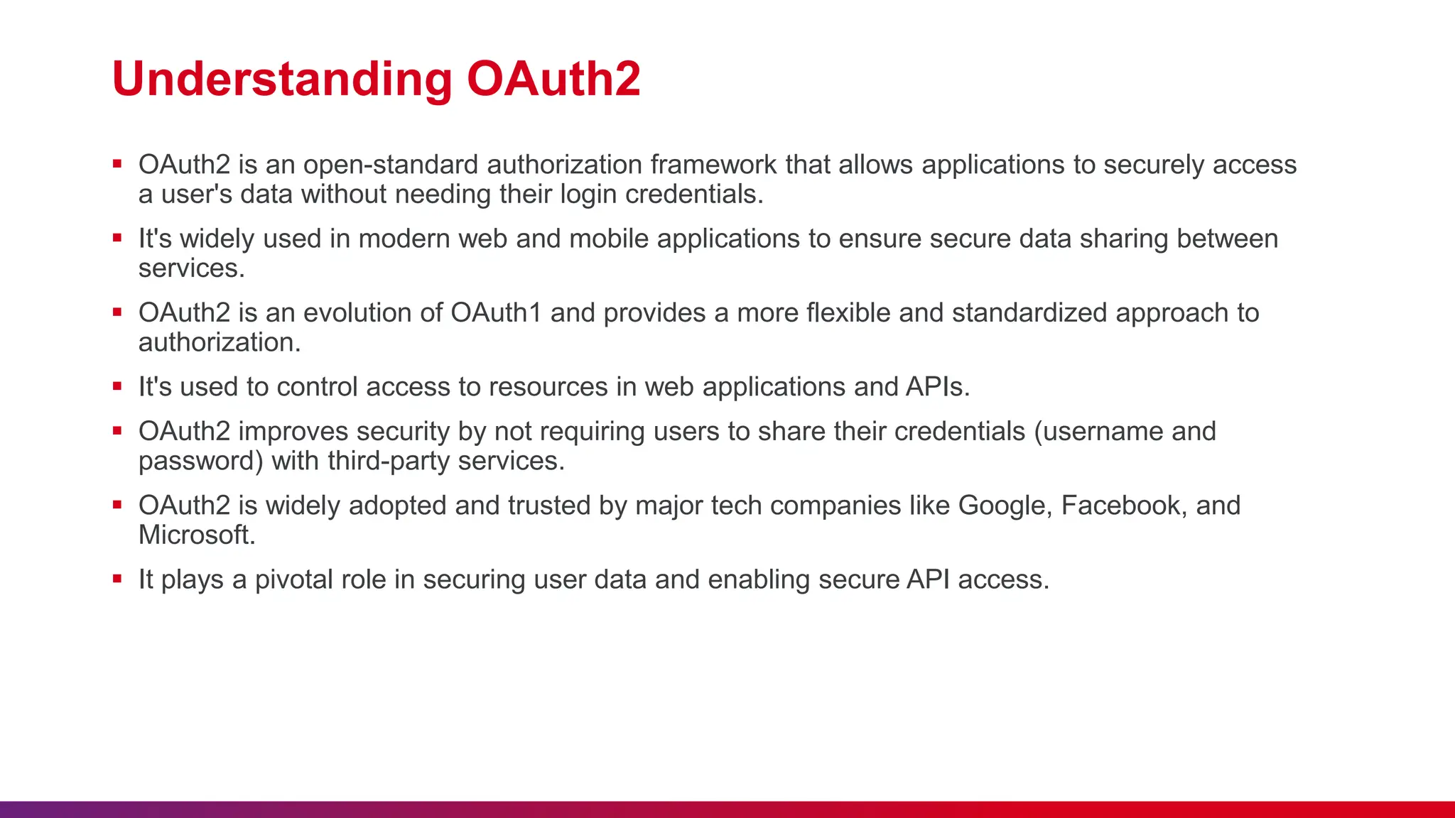 OAuth 2 Spring Boot 3 Integration Presentation | PPTX