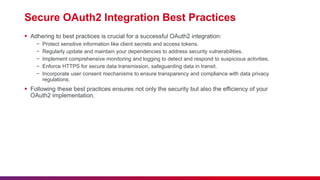OAuth 2 Spring Boot 3 Integration Presentation | PPTX