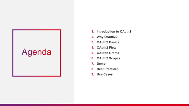 OAuth 2 Spring Boot 3 Integration Presentation | PPT
