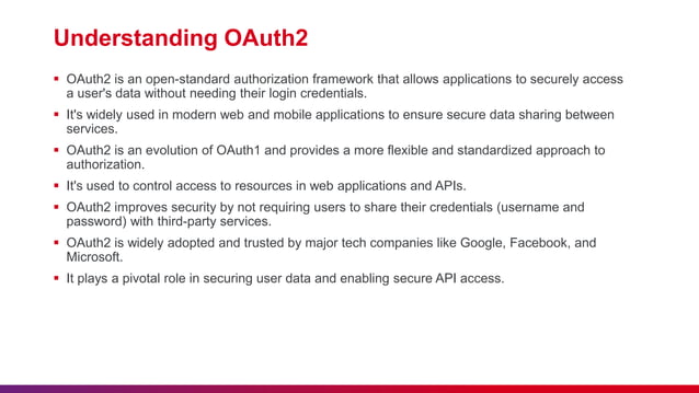 OAuth 2 Spring Boot 3 Integration Presentation | PPT
