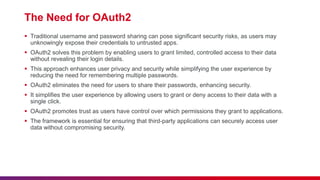 OAuth 2 Spring Boot 3 Integration Presentation | PPTX