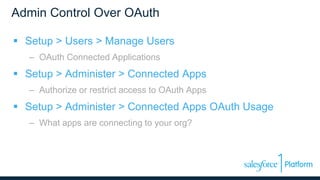OAuth for Non Developers in Salesforce | POTX