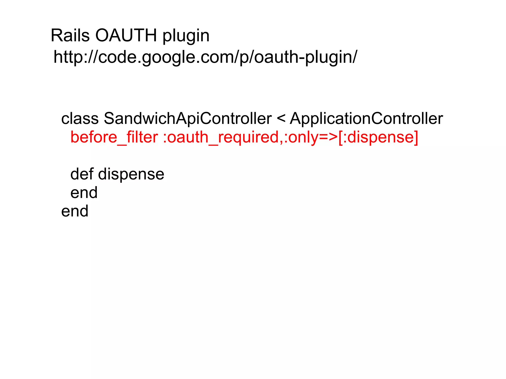 Oauth Ruby | PPT
