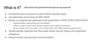 OAuth Security 4 Dummies iiw#27 | PDF | Internet | Computing