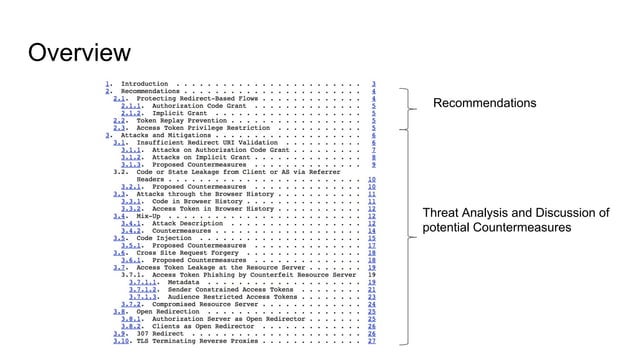 OAuth Security 4 Dummies iiw#27 | PPT