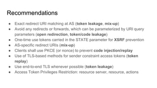 OAuth Security 4 Dummies iiw#27 | PDF | Internet | Computing