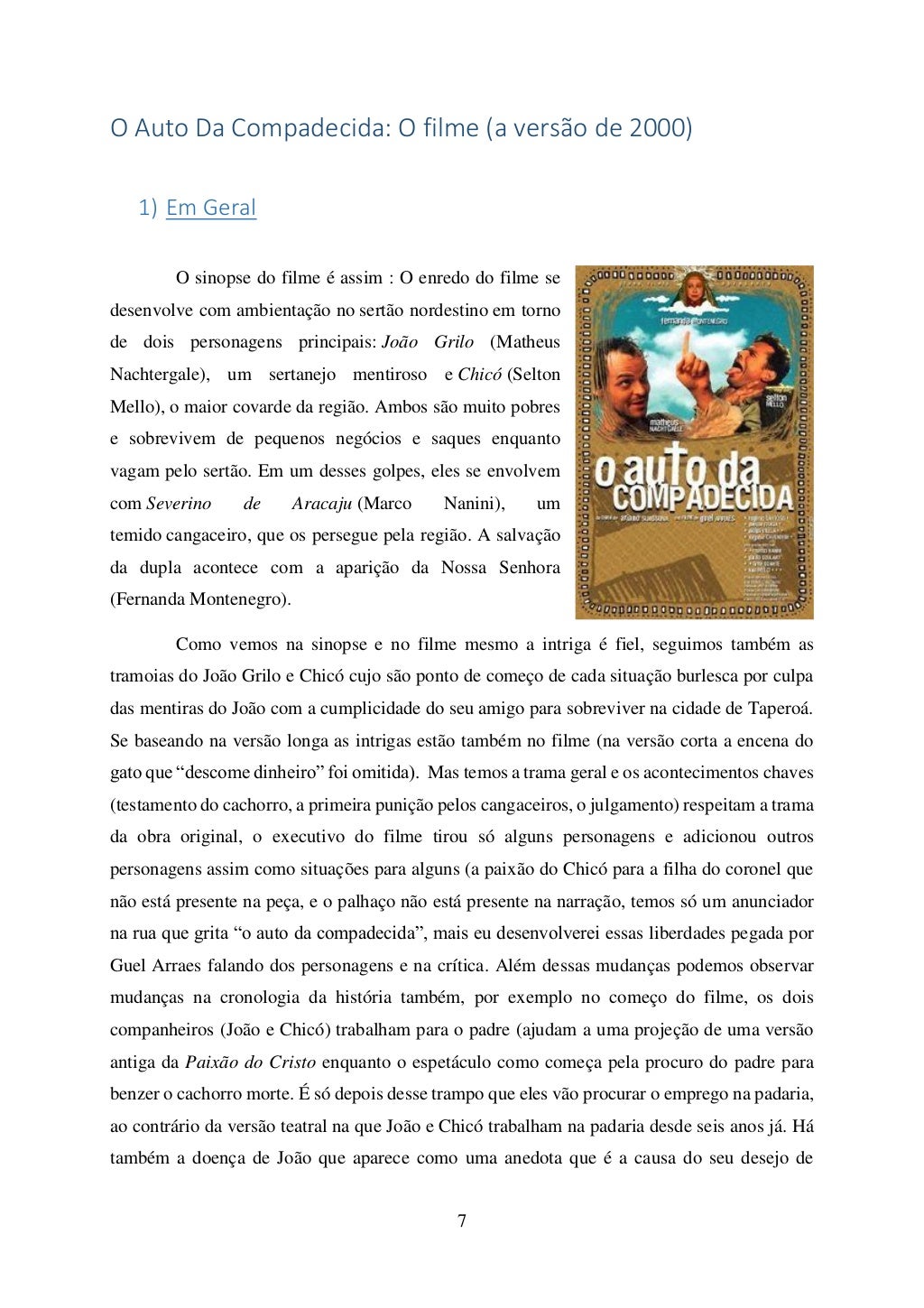 O auto da compadecida