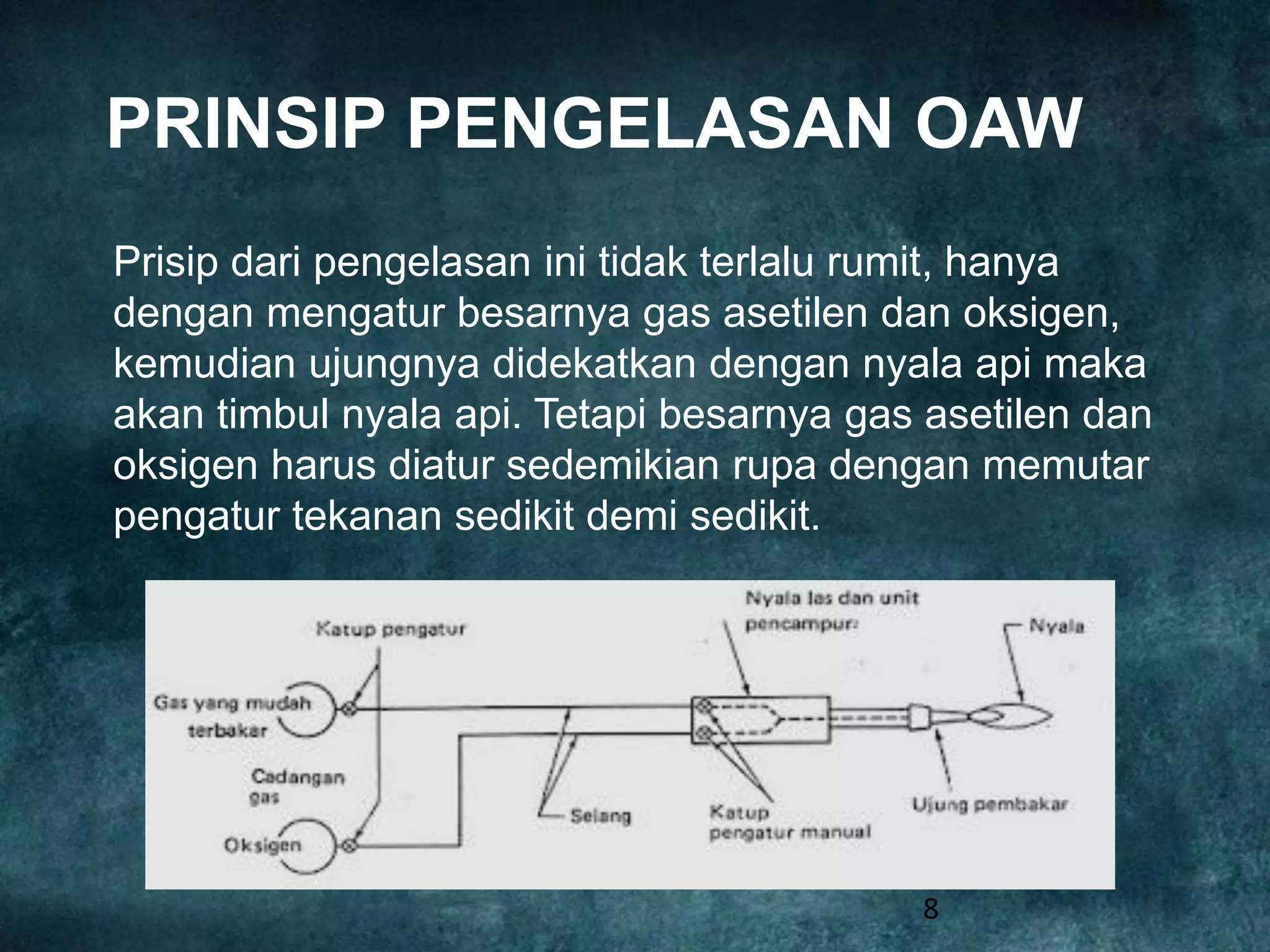 pengertian las oaw (oxy acetylen welding) | PDF