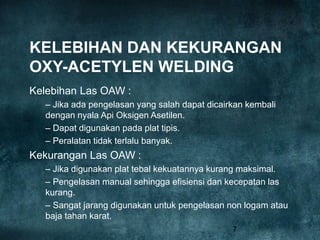 pengertian las oaw (oxy acetylen welding) | PDF
