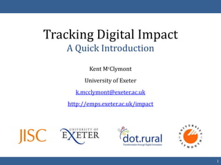Tracking Digital Impact: A Quick Introduction | PPTX