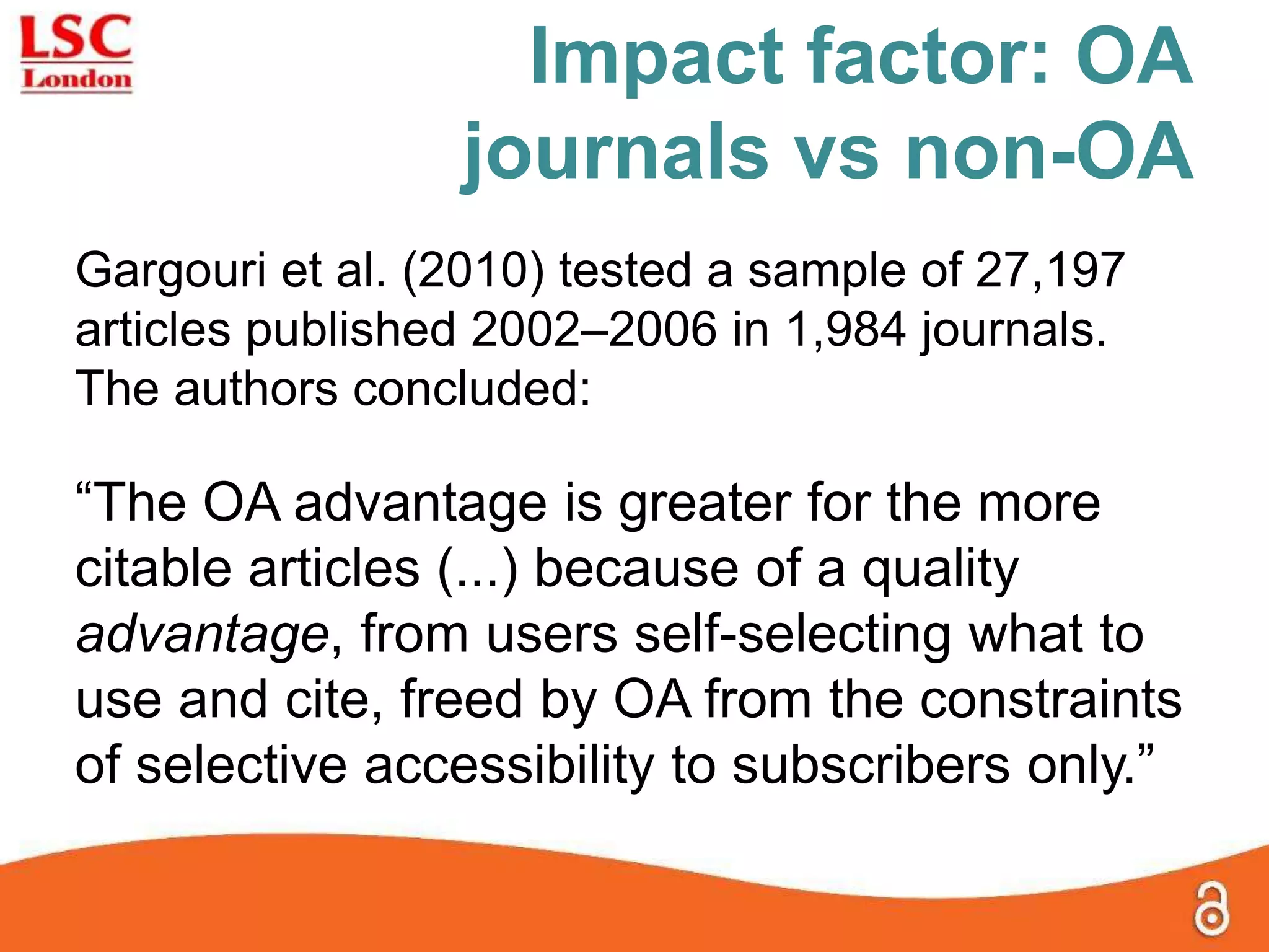 Open Access explained | PPT