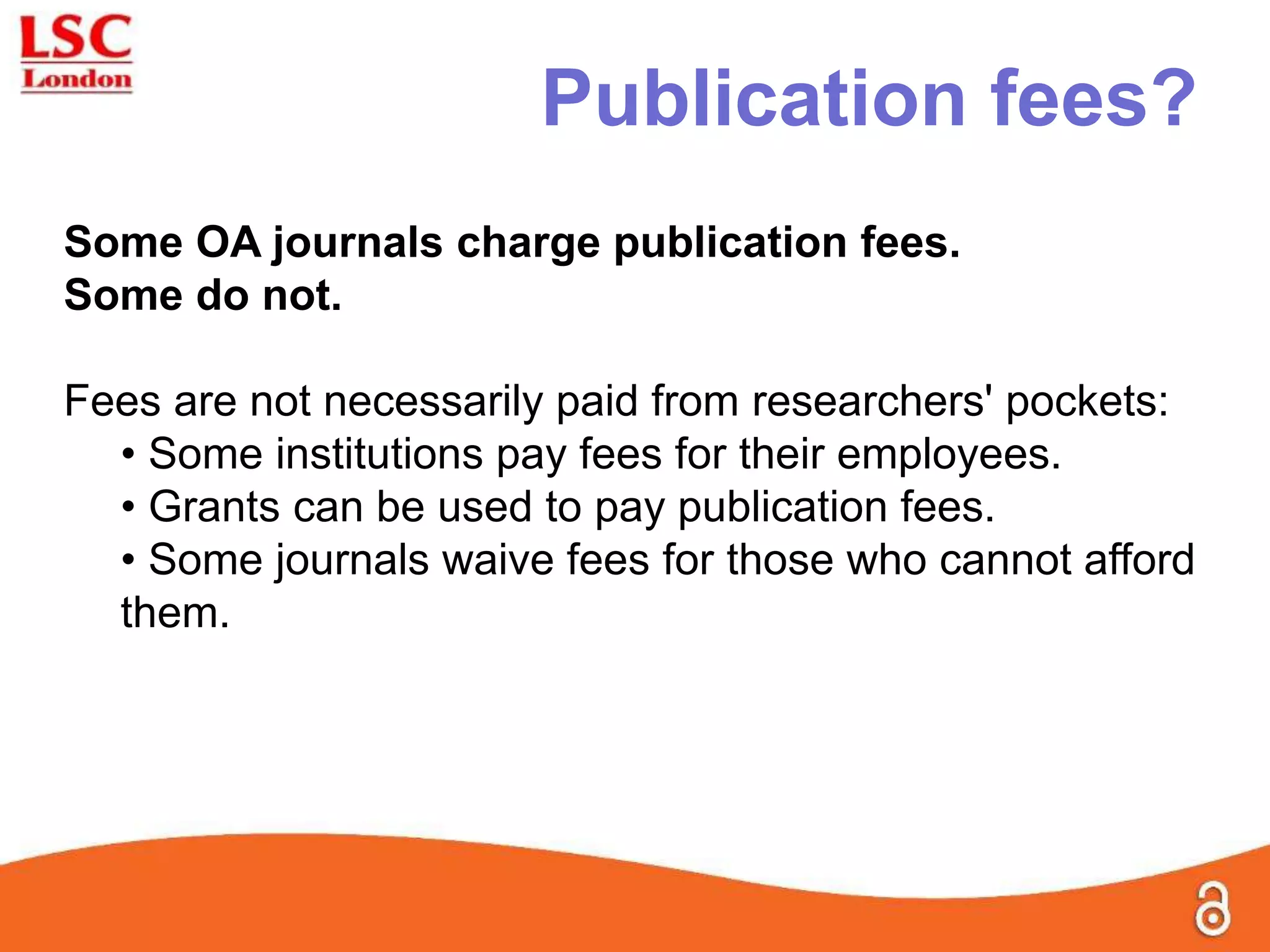 Open Access explained | PPT