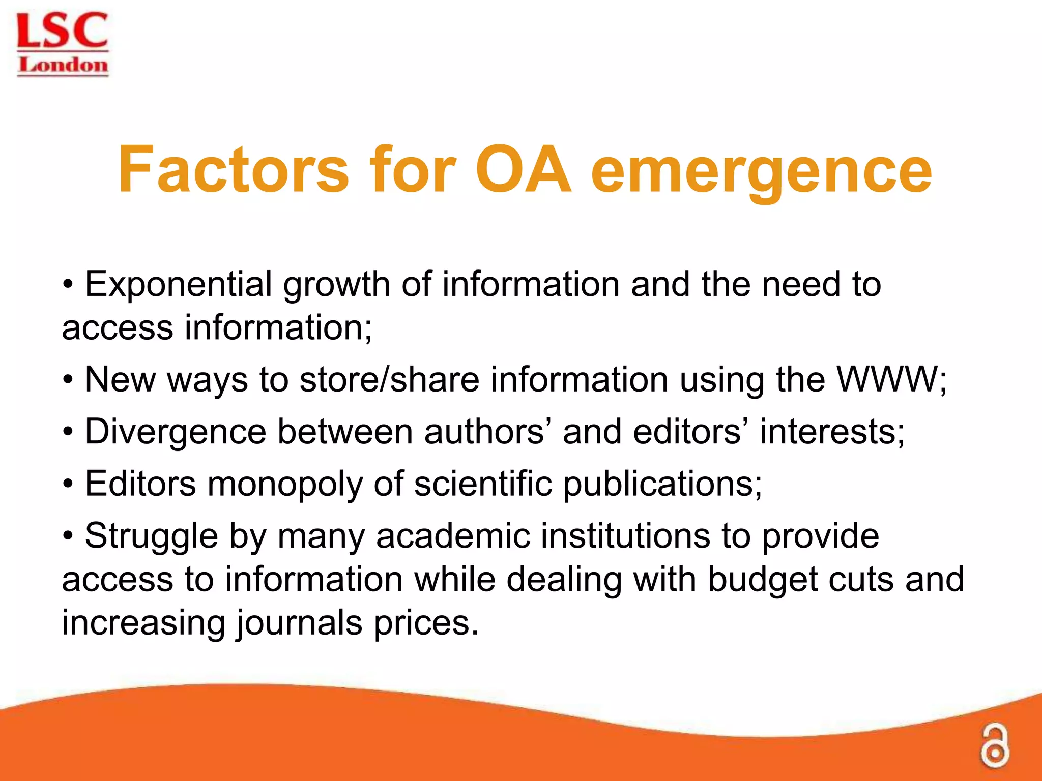 Open Access explained | PPT