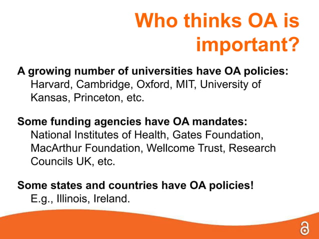 Open Access explained | PPT