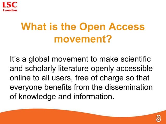 Open Access explained | PPT