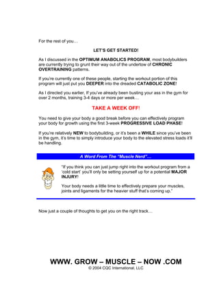 Jeff Anderson-Optimum Anabolics | PDF