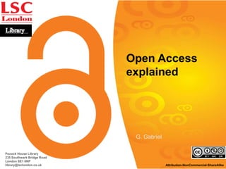 Open Access explained | PPT