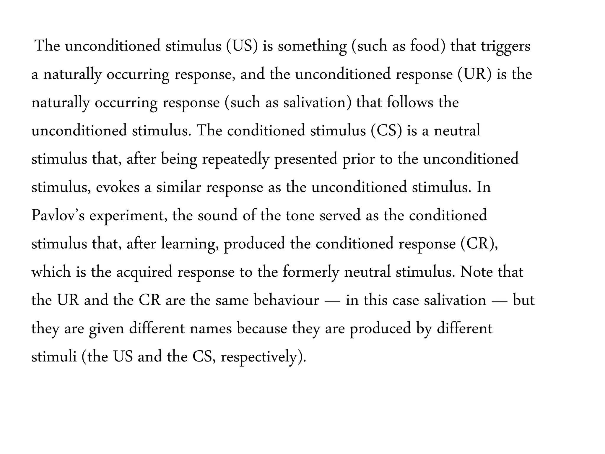 classical conditioning ,types, examples,extra information. | PPTX