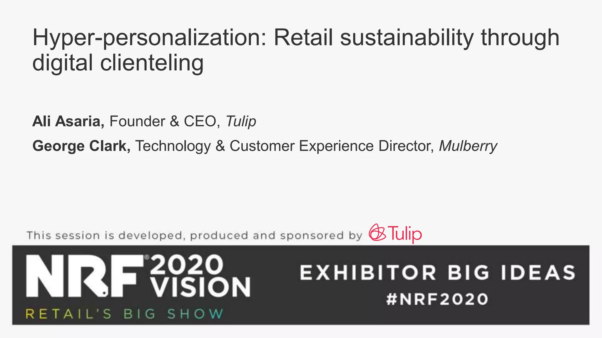Hyper-personalization: Retail sustainability through digital ...