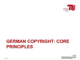 Copyright in the field of Open Access -- Workshop at Center for ...