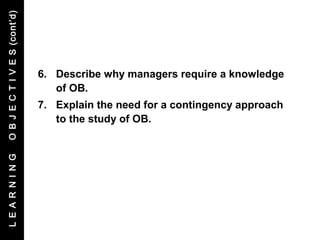 Organisation behavior | PPT