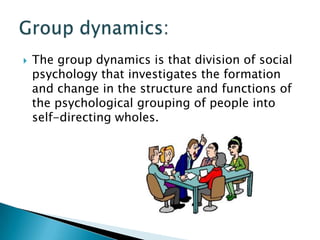 organisational behaviour- groups | PPTX